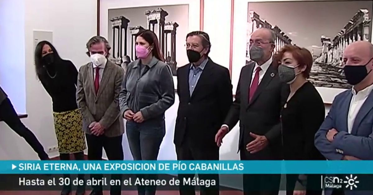 Pío Cabanillas expone "Siria Eterna" en el Ateneo de Málaga