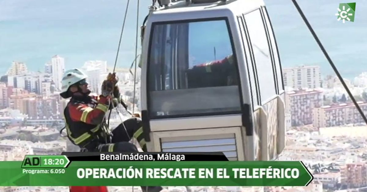 "Operación rescate" en el teleférico de Benalmádena