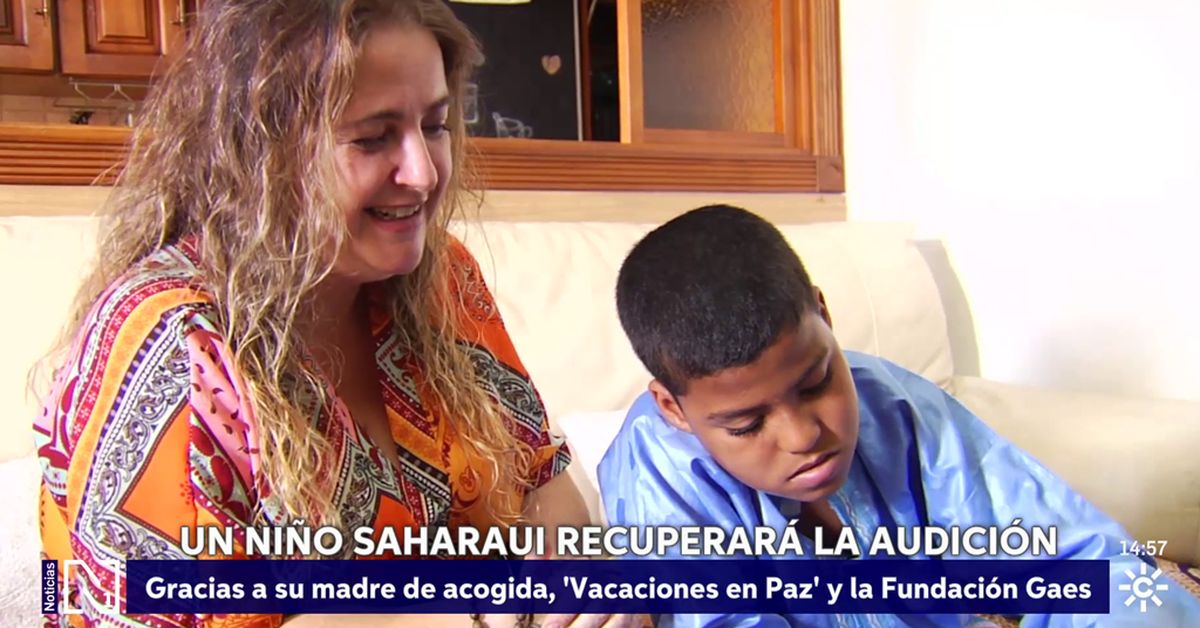 Mahmud recuperará la audición gracias a su madre de acogida