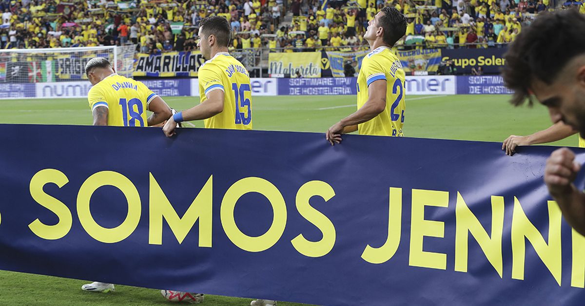 "Todos somos Jenni": homenaje de los jugadores del Cádiz y Sevilla a la ...