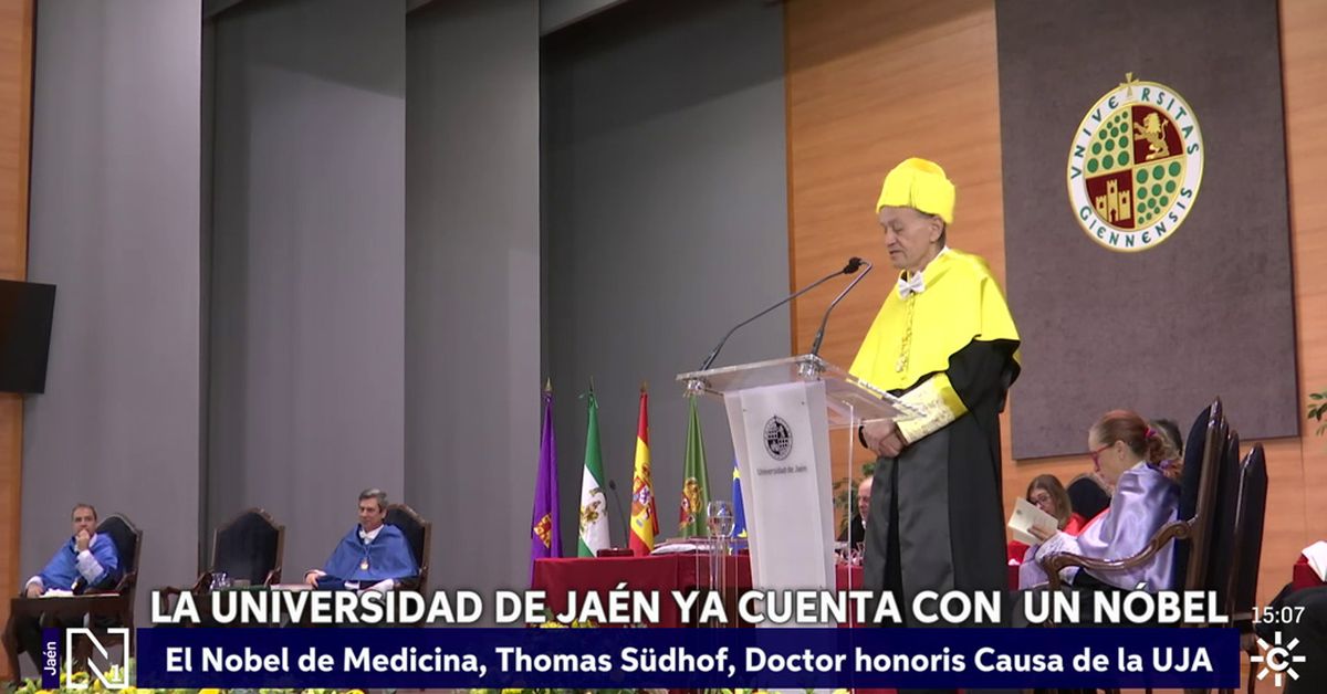 El Nobel de Medicina, Doctor Honoris Causa por la Universidad de Jaén