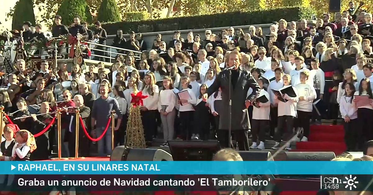 Raphael graba 'El Tamborilero' junto a 400 músicos de Linares, su ...