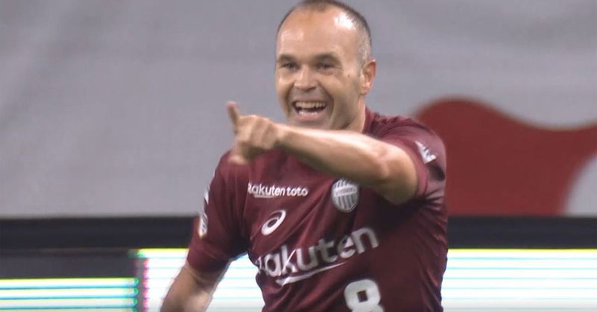 Nueva obra de arte de Iniesta en Japón