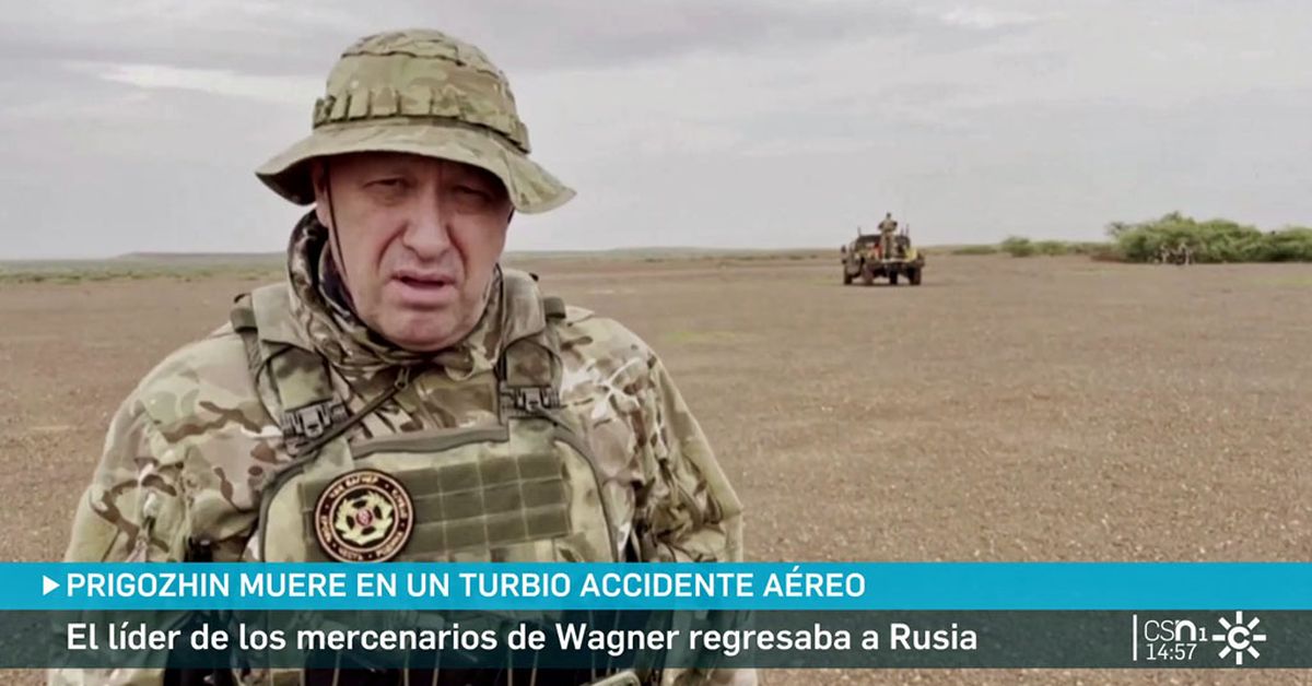 Rusia confirma la muerte de Prigozhin en un turbio accidente aéreo