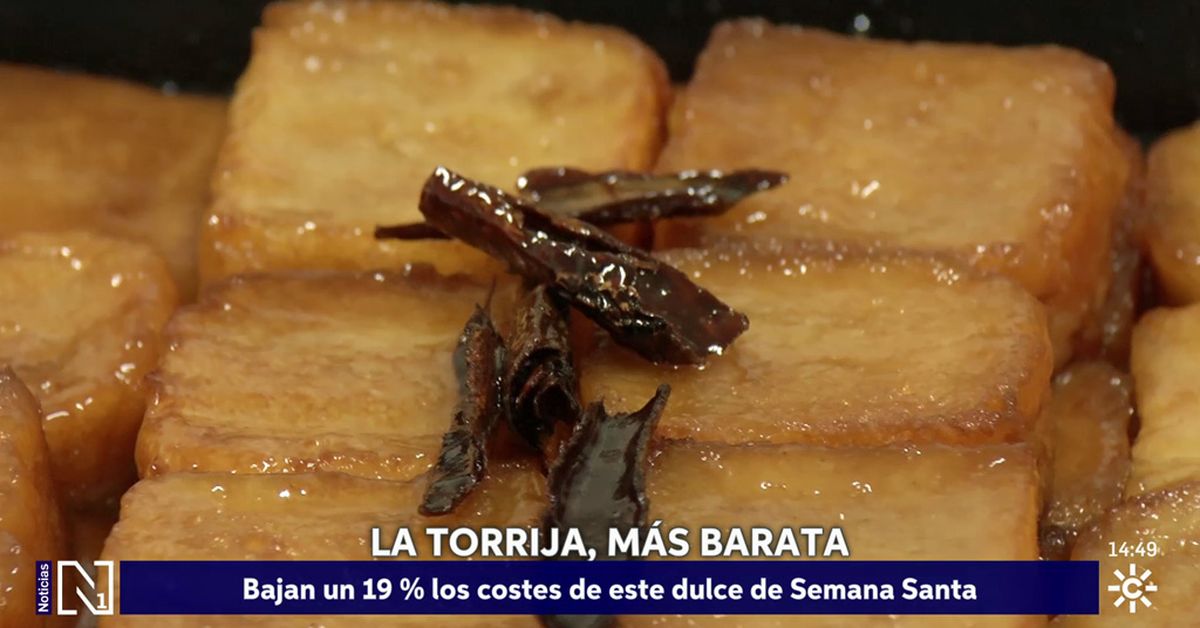 Las torrijas, más baratas que el año pasado