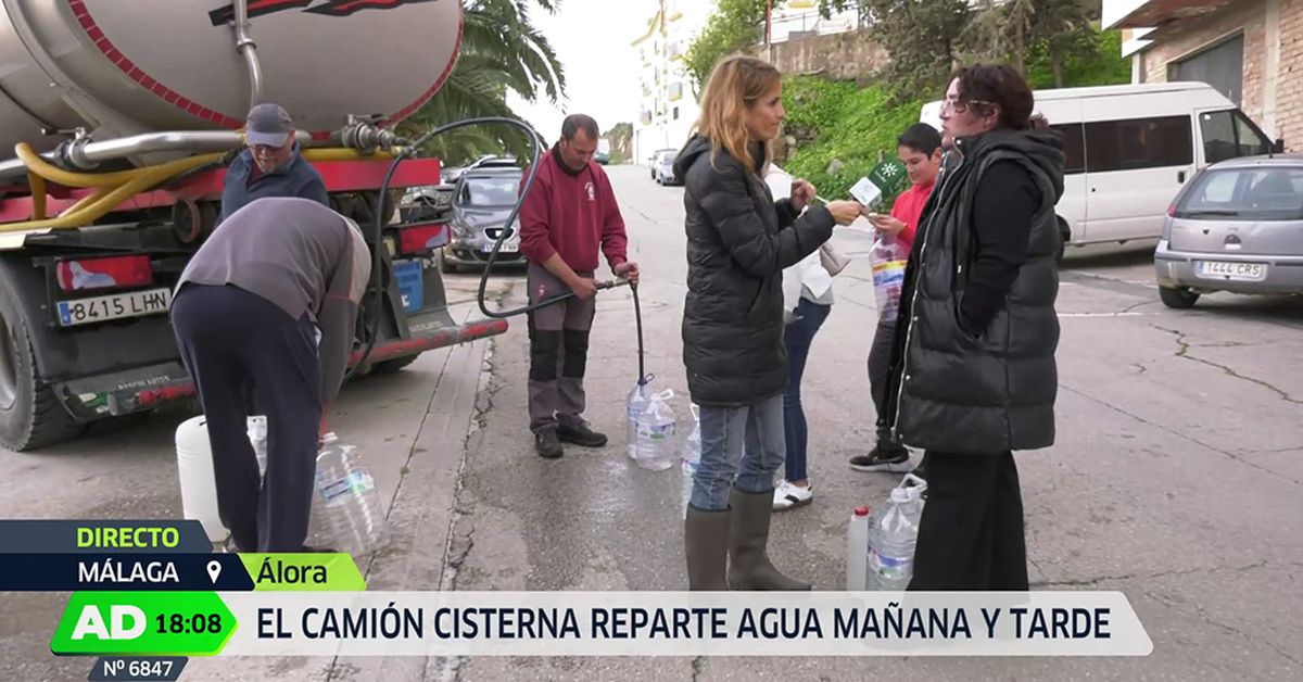 Álora, sin agua potable desde el domingo