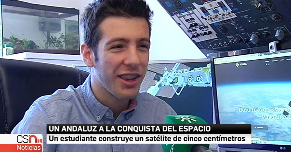 Un microsatélite fabricado por un gaditano de 16 años orbitará la ...