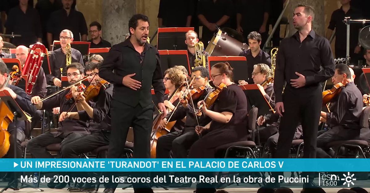 Un impresionante "Turandot" en el Palacio de Carlos V
